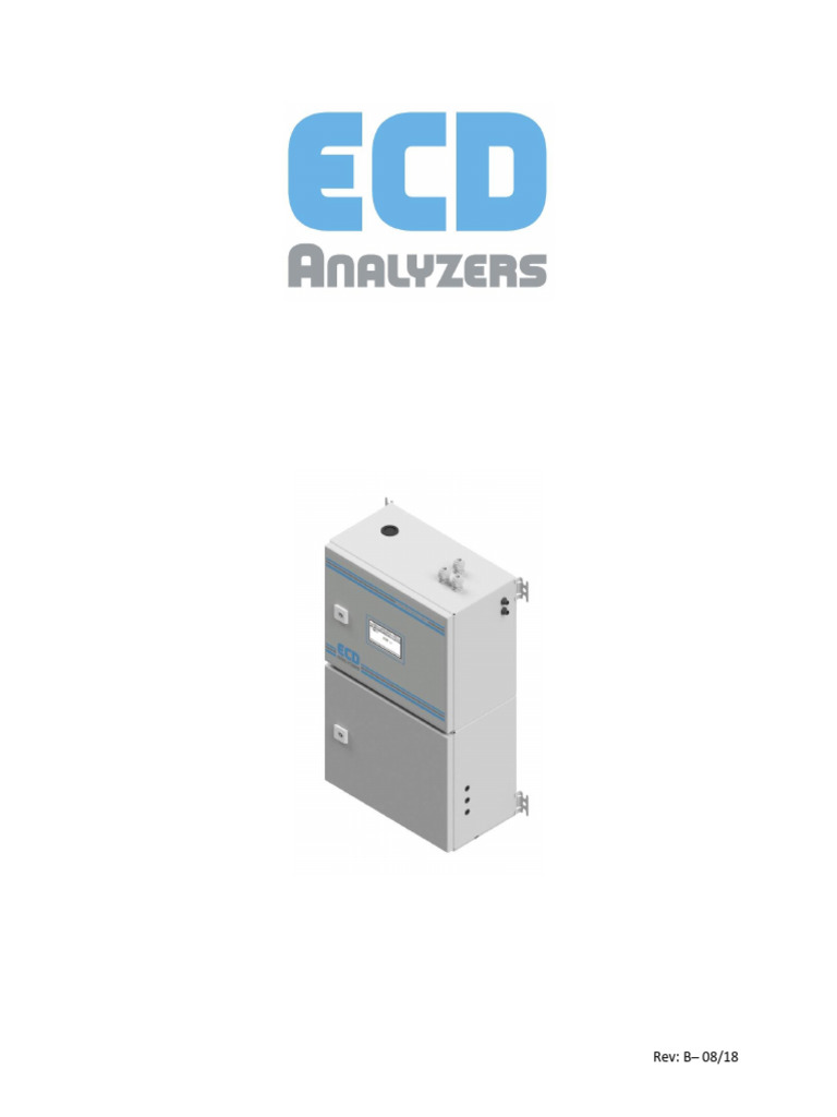 ECD ANALYZERS CA-6 Colormetric Analyzer Manual | PDF | Legal Liability ...