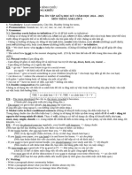 Đề Kiểm Tra Giữa Kì 1 - t.anh 9 | PDF