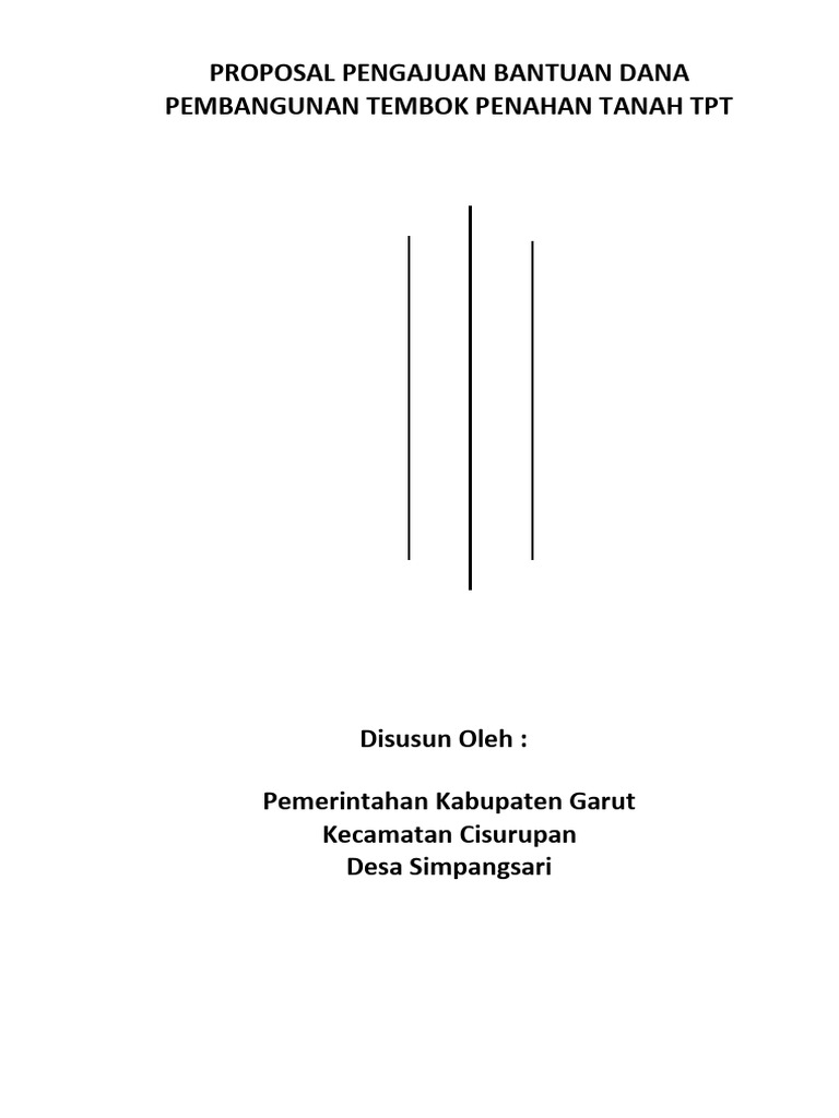 PROPOSAL TPT Simpangsari (Dea) | PDF