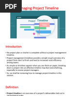 The Importance of Adherence To Project Timelines | PDF | Project Management