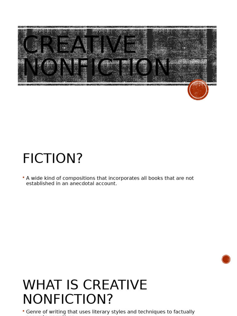Creative Nonfiction | PDF | Classics | General Fiction