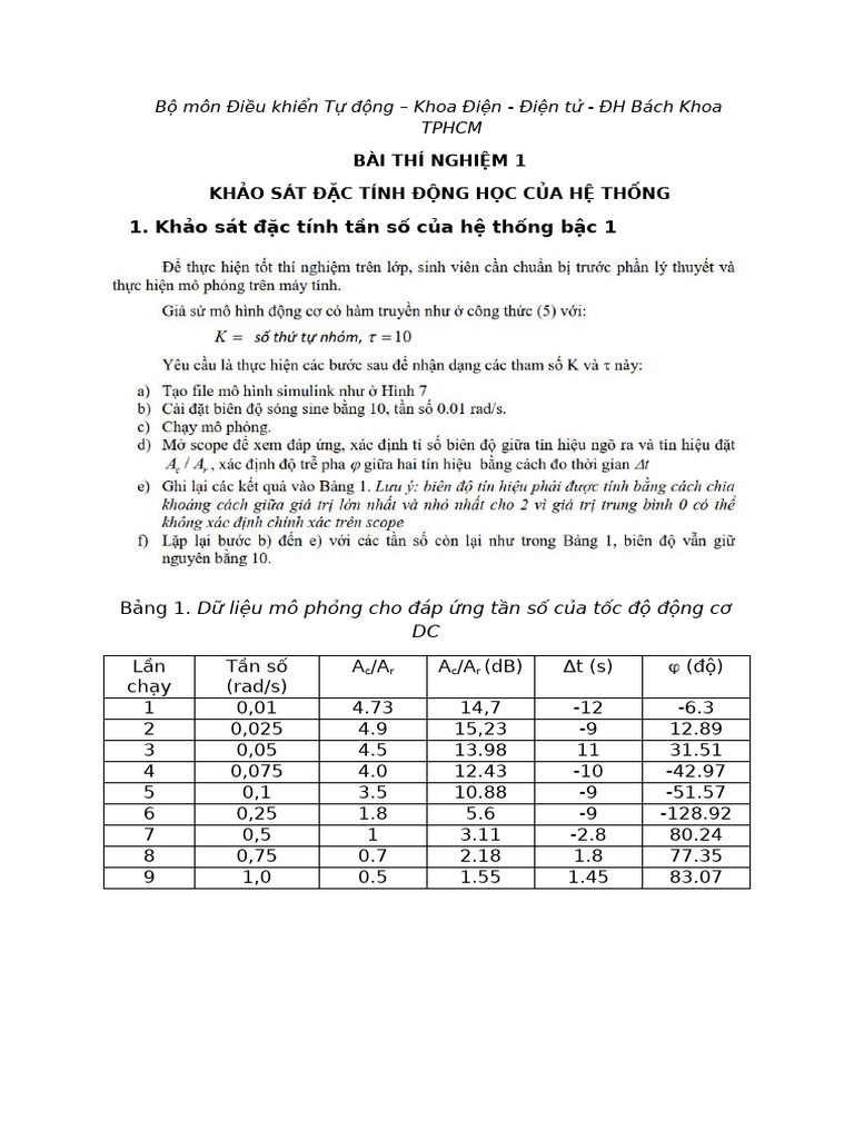 Prelab 1 TN CSĐKTĐ | PDF