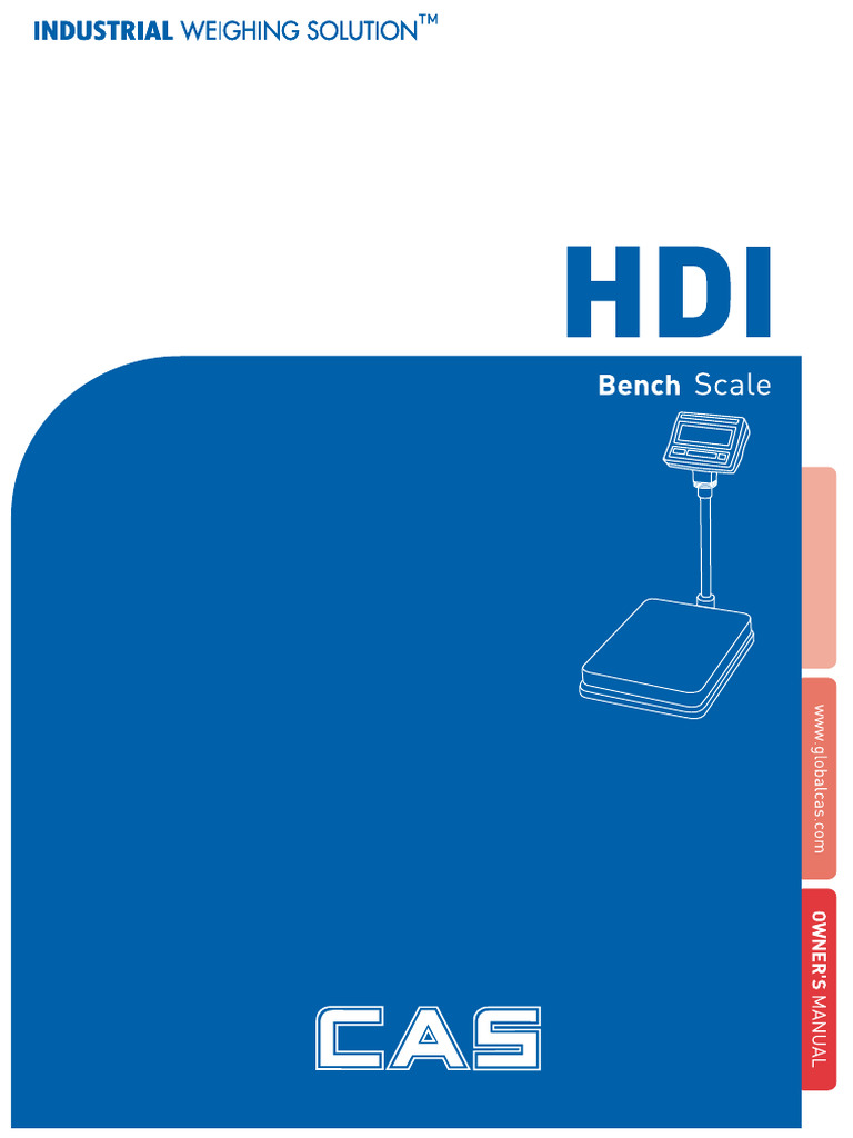 CAS HD User Manual | PDF | Screw | Analog To Digital Converter