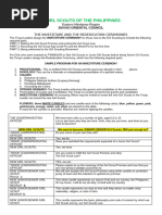Sample Program For GSP | PDF | Scouting | Youth Movements
