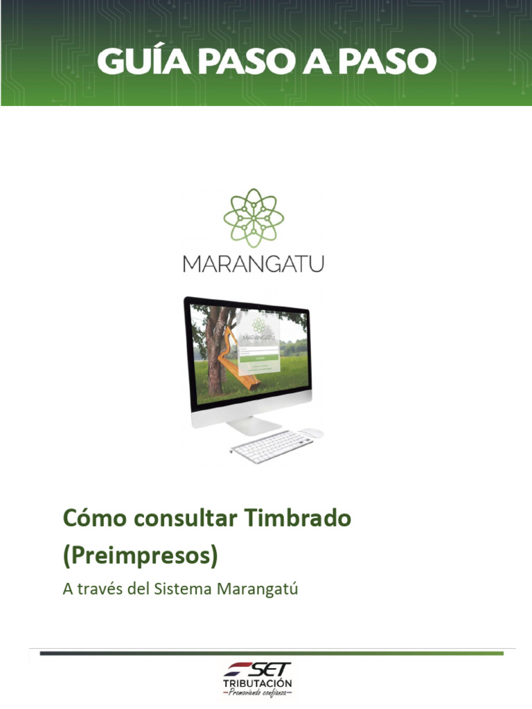 Guia Paso A Paso - Cómo Consultar Timbrado Preimpreso | PDF | Negocios ...