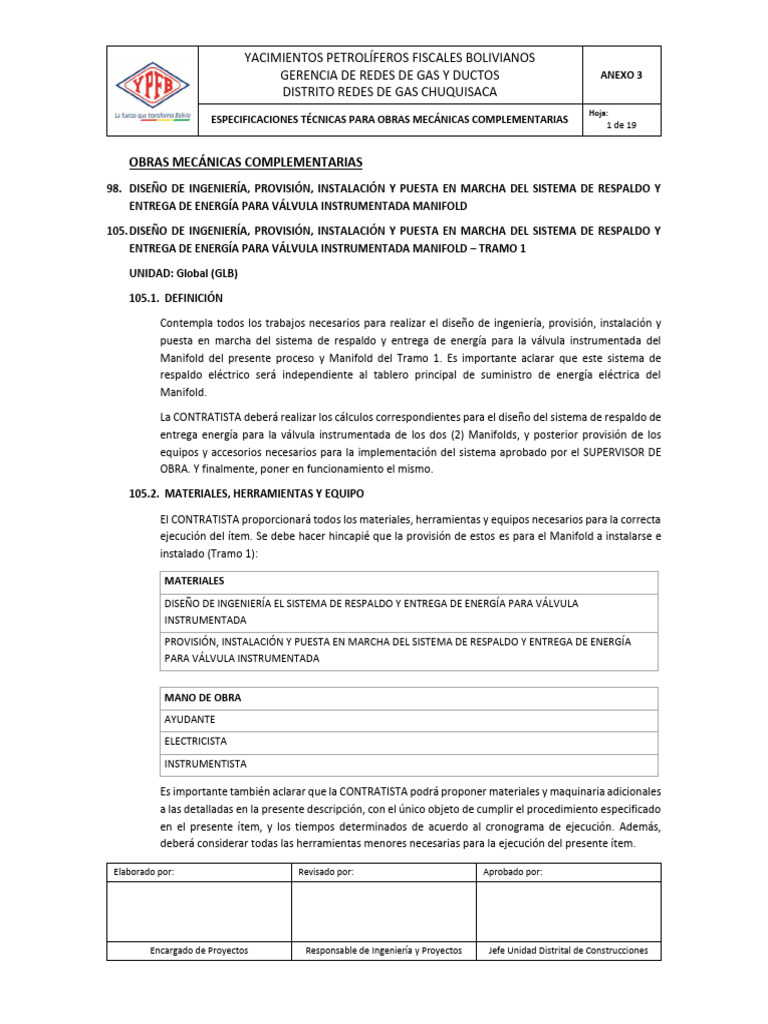 ANEXO 3 - OBRAS COMPLEMENTARIAS | PDF | Cobre | Ingenieria Eléctrica