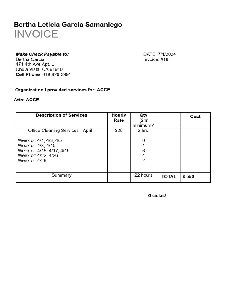 Bertha Garcia #18 | PDF