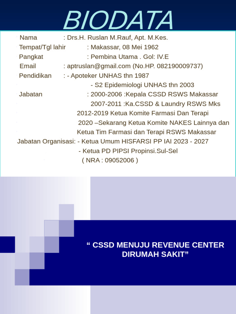Materi CSSD Pak Ruslan 21 Juni 2023 | PDF | Karier & Perkembangan