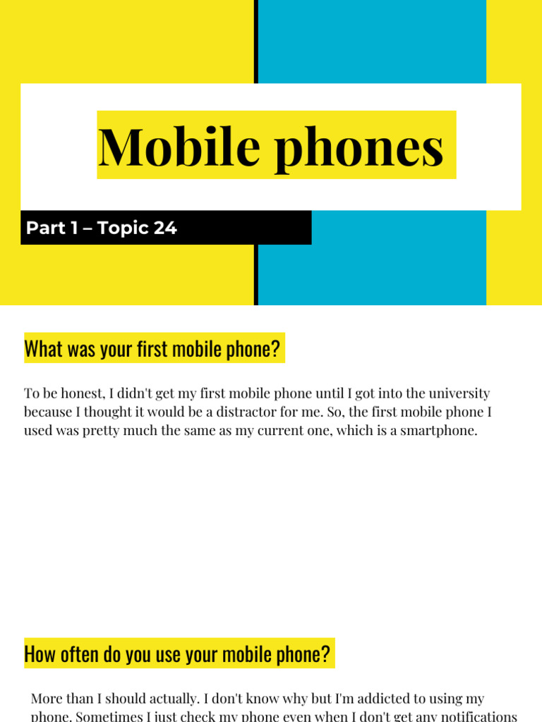 Mobile Phones | PDF | Self-Improvement