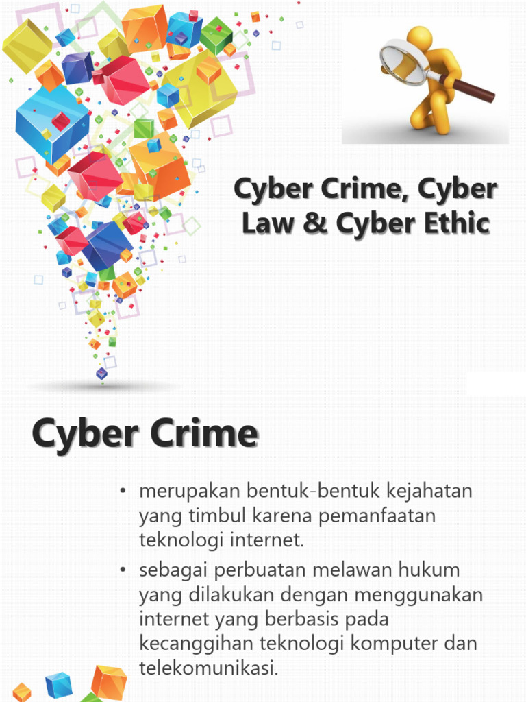 Jenis dan Penanggulangan Cyber Crime | PDF