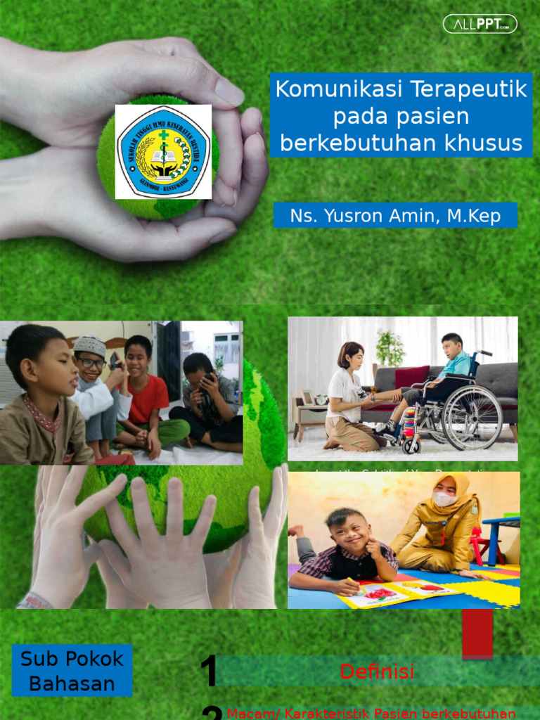 Komunikasi Pada Pasien Berkebutuhan Khusus | PDF | Pengembangan Diri | Sains & Matematika