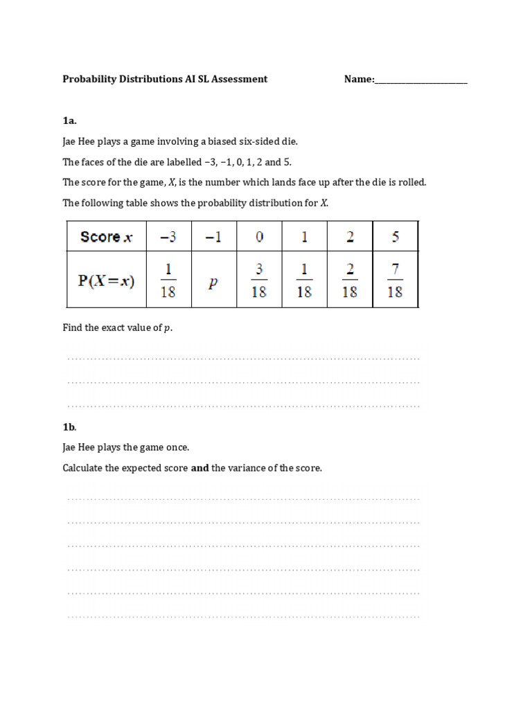 probability and distributions | PDF | Normal Distribution | Standard ...