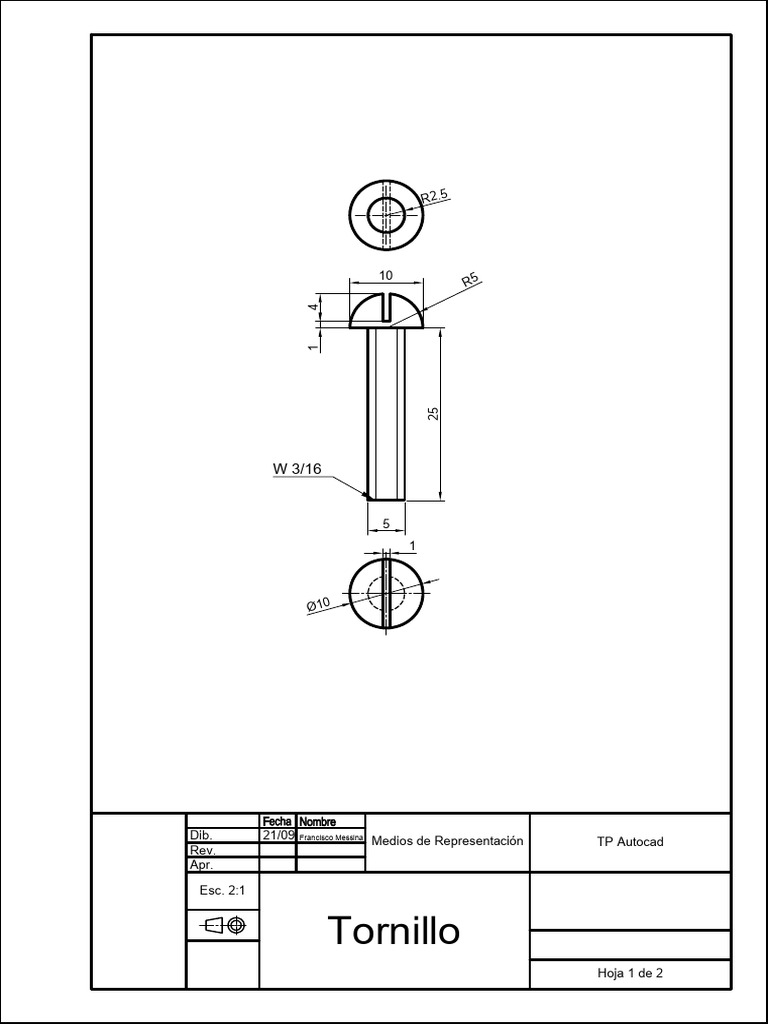 TP MDR Tornillo | PDF
