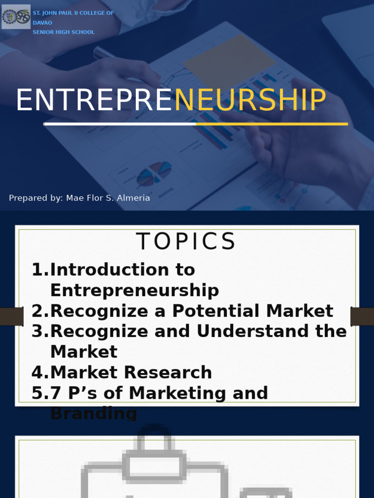 ENTREP-C1-LESSON-1 | PDF | Entrepreneurship | Business