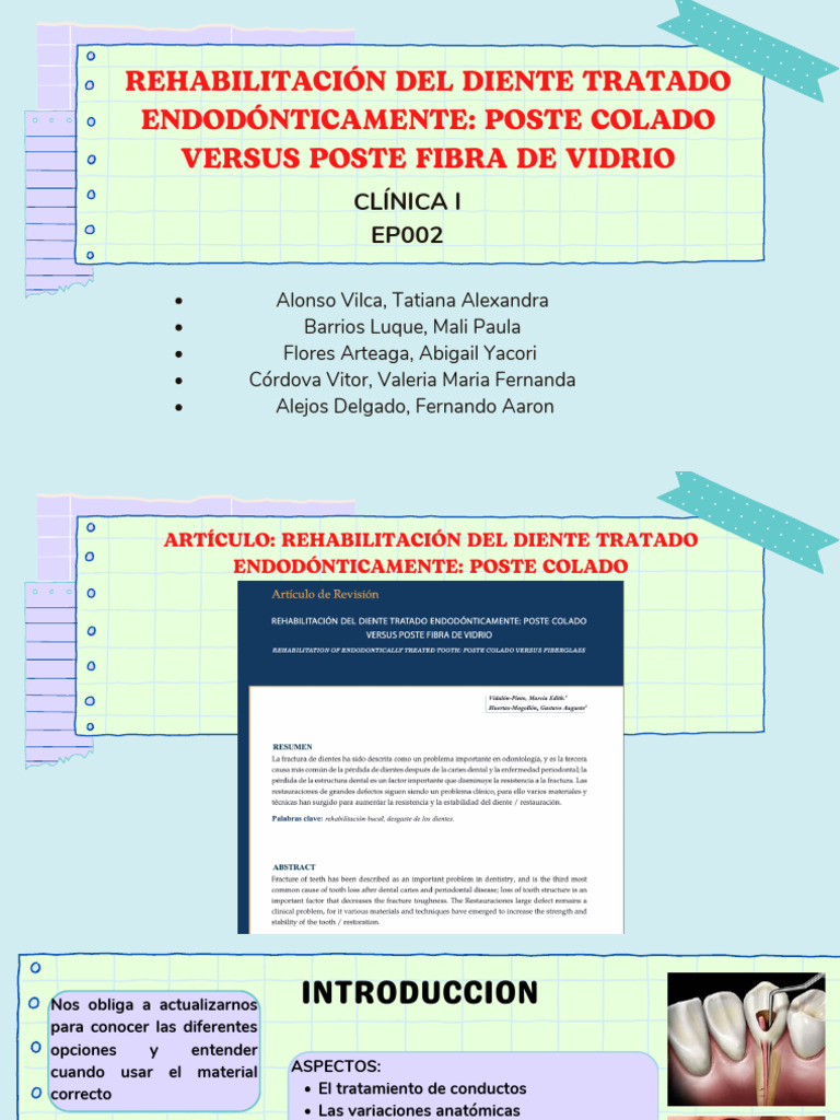 Espigos Exposición - Grupo Ep002 | PDF | Diente