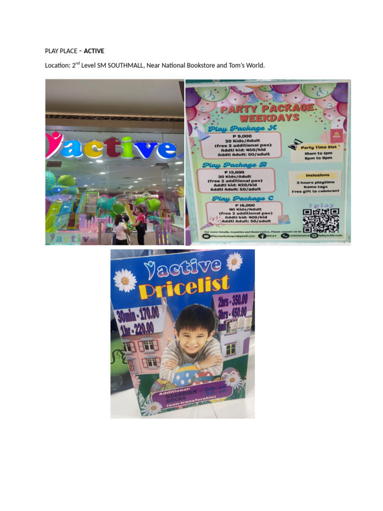 Play Place | PDF