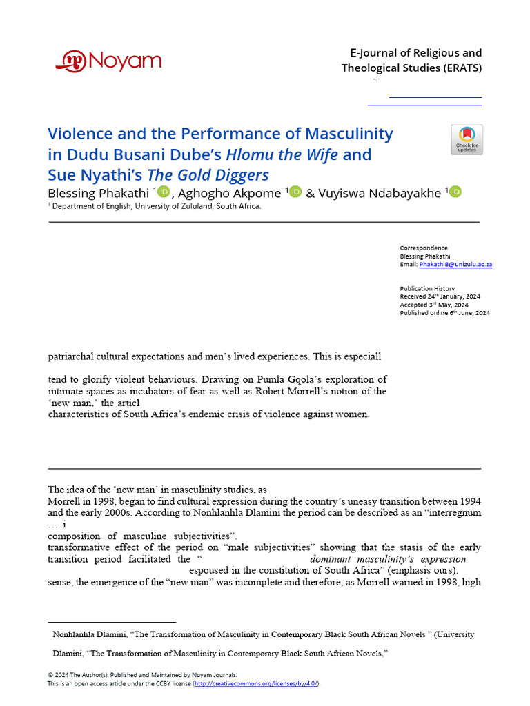 Violence and The Performance of Masculinity in Dud | PDF | Masculinity | Machismo