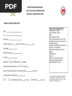 NNJ Clerking Sheet | PDF | Wellness