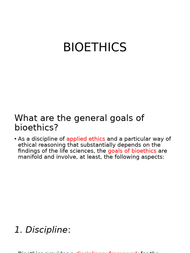 2bioethics 4 Principles2 | PDF | Bioethics | Autonomy