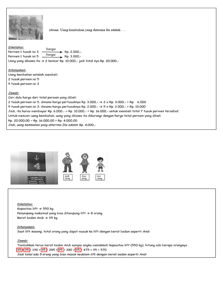 Latihan Soal AKM 1 | PDF
