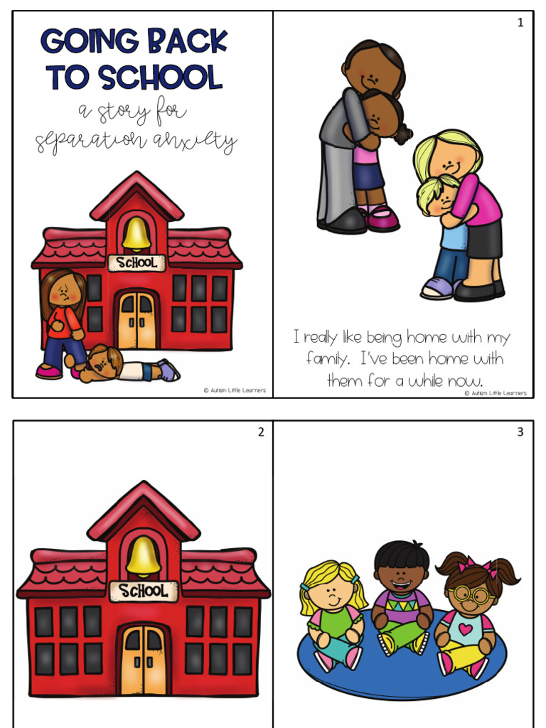 Going Back to School Separation Anxiety | PDF | Cognition | Learning