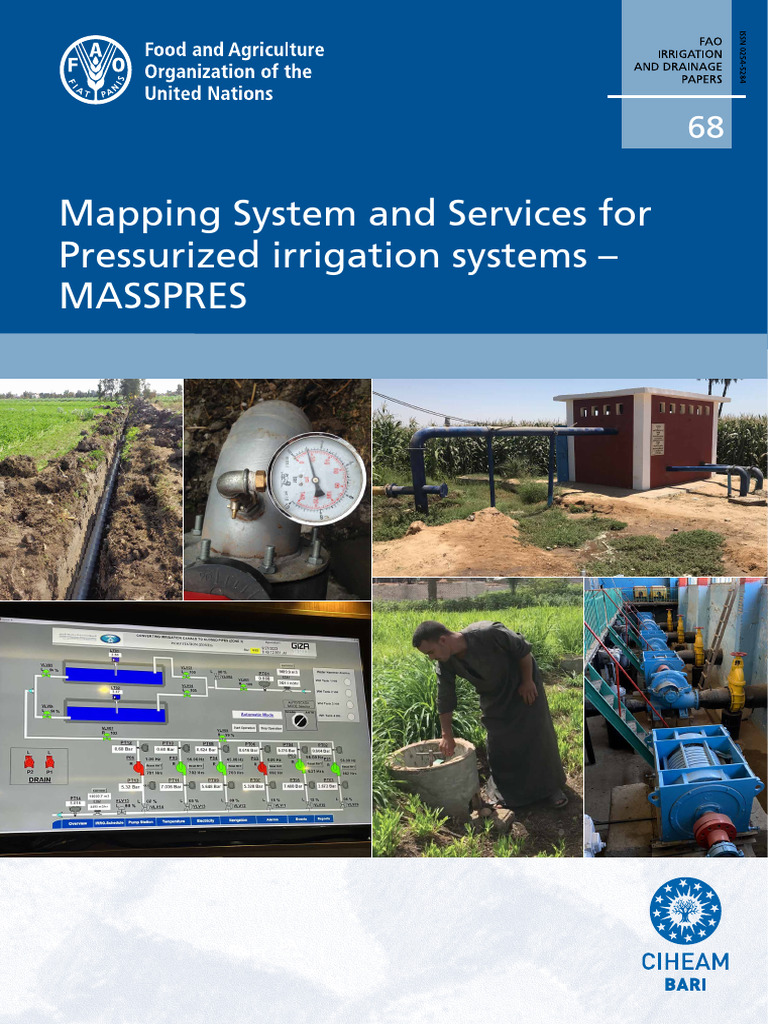 Mapping for Presuried Irrigation Systems FAO | PDF | Irrigation | Computer File