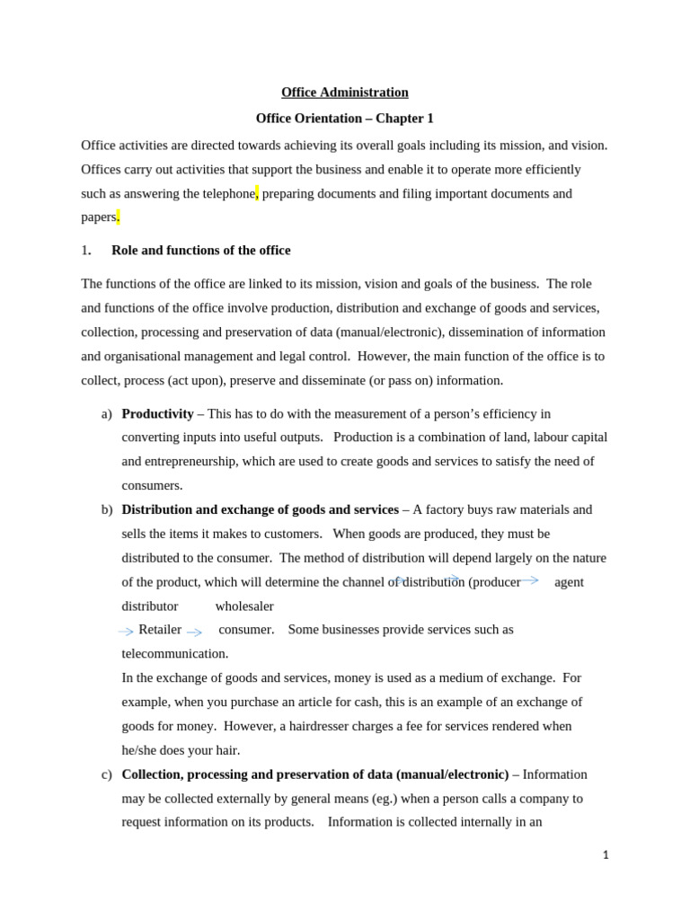 Office Document Types and Orientation | PDF | Printer (Computing) | Fax
