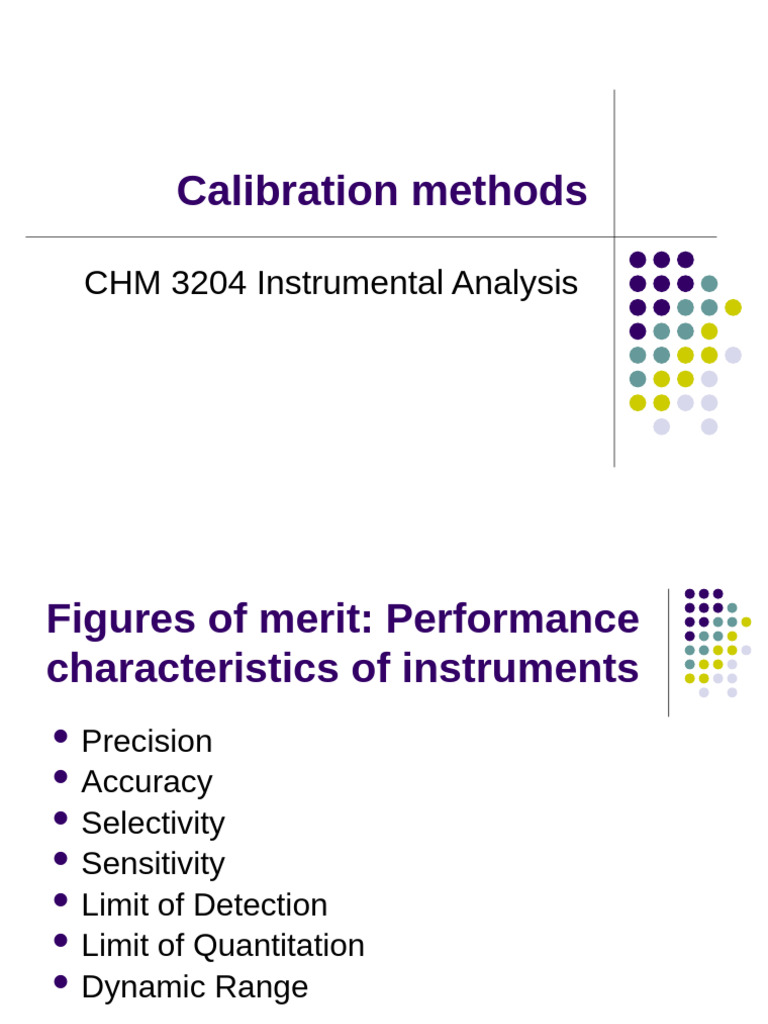 Calibration Methods Pdf Detection Limit Accuracy And Precision