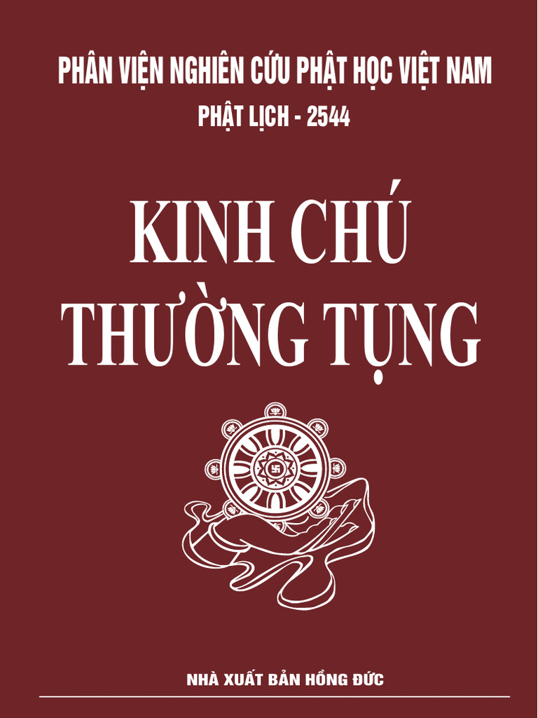 Kinh Chú Thư NG T NG NXB H NG Đ C - PL 2544. | PDF