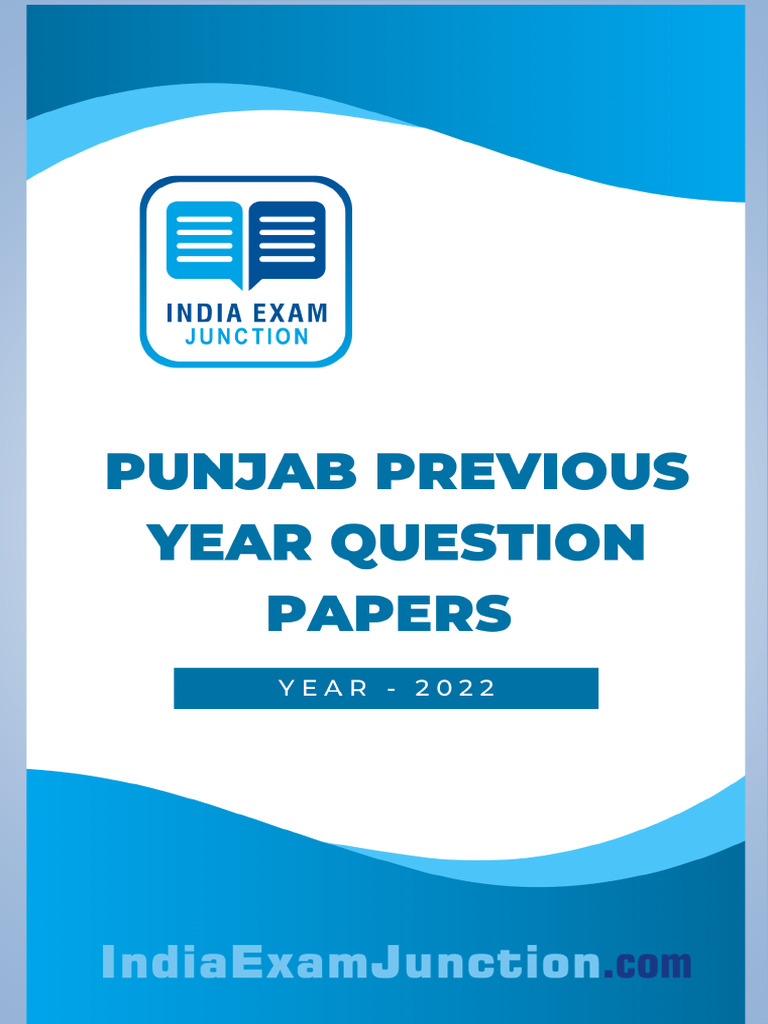 Punjab Previous Year Question Papers | PDF