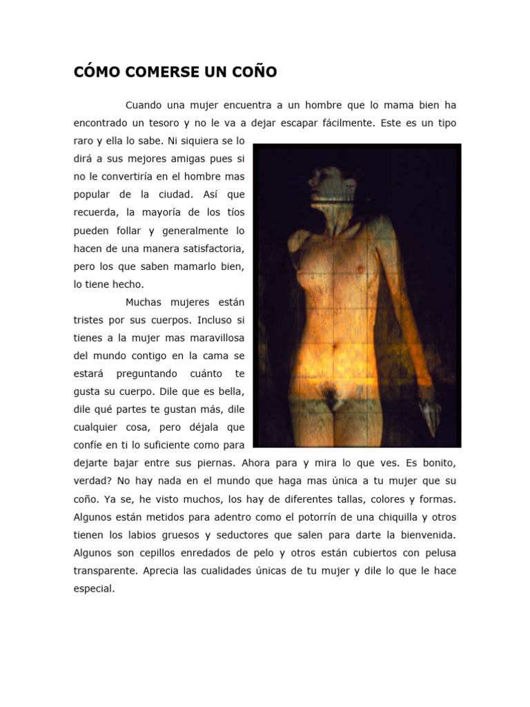 CóMO COMERSE UN COÑO | PDF | Clítoris | Orgasmo