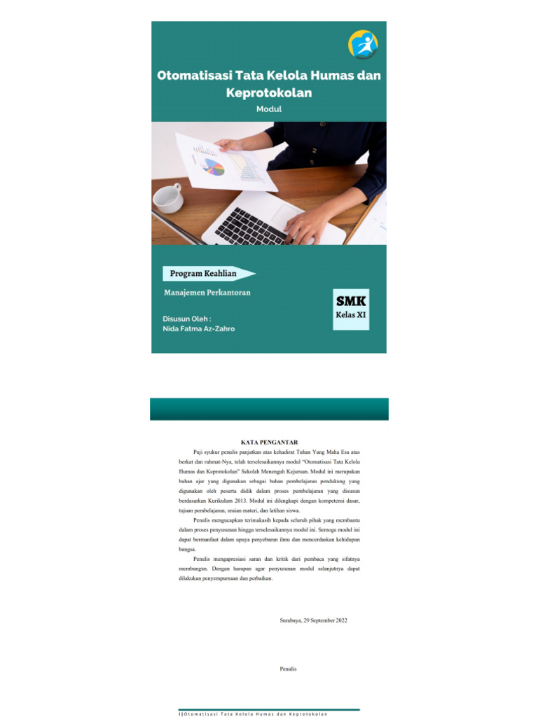 E-modul Otk Humas Dan Keprotokolan | PDF