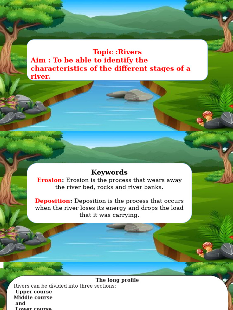 River Stages & Features Guide | PDF | River | Erosion