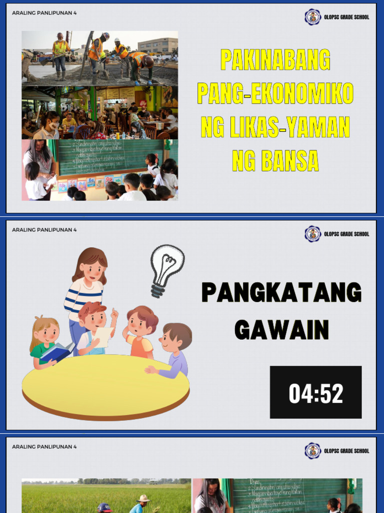Aralin 3 Pakinabang Pang-Ekonomiko NG Likas-Yaman NG Bansa | PDF