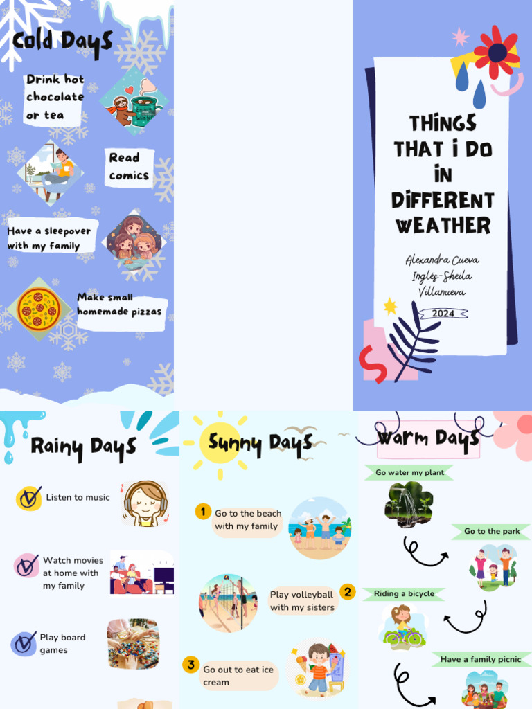 Folleto Infantil para Actividades Proyectos Con Niños Orgánico Bonito ...