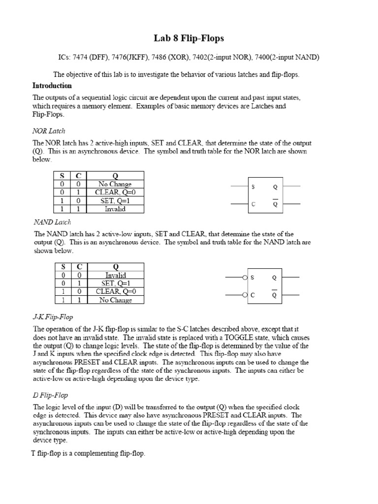 Lab 8 | PDF | Computer Engineering | Electrical Engineering