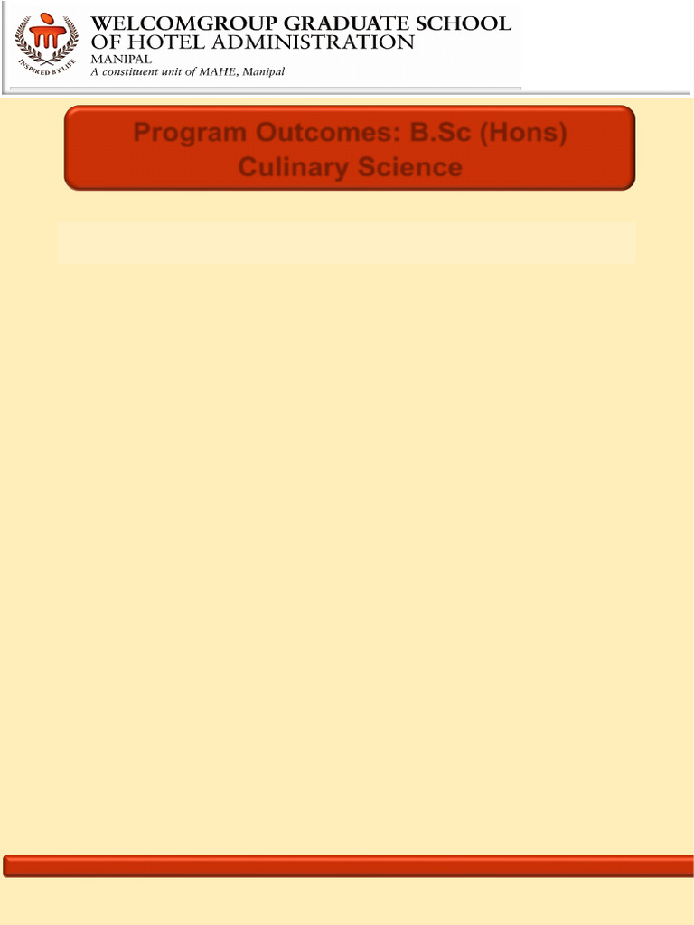 Program Outcomes - BSC CS | PDF