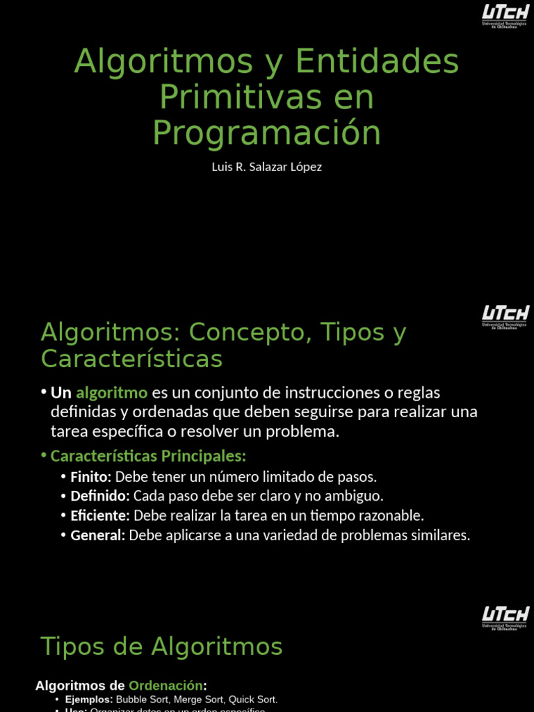 Fundamentos de Algoritmos y Datos | PDF | Algoritmos | Variable (informática)
