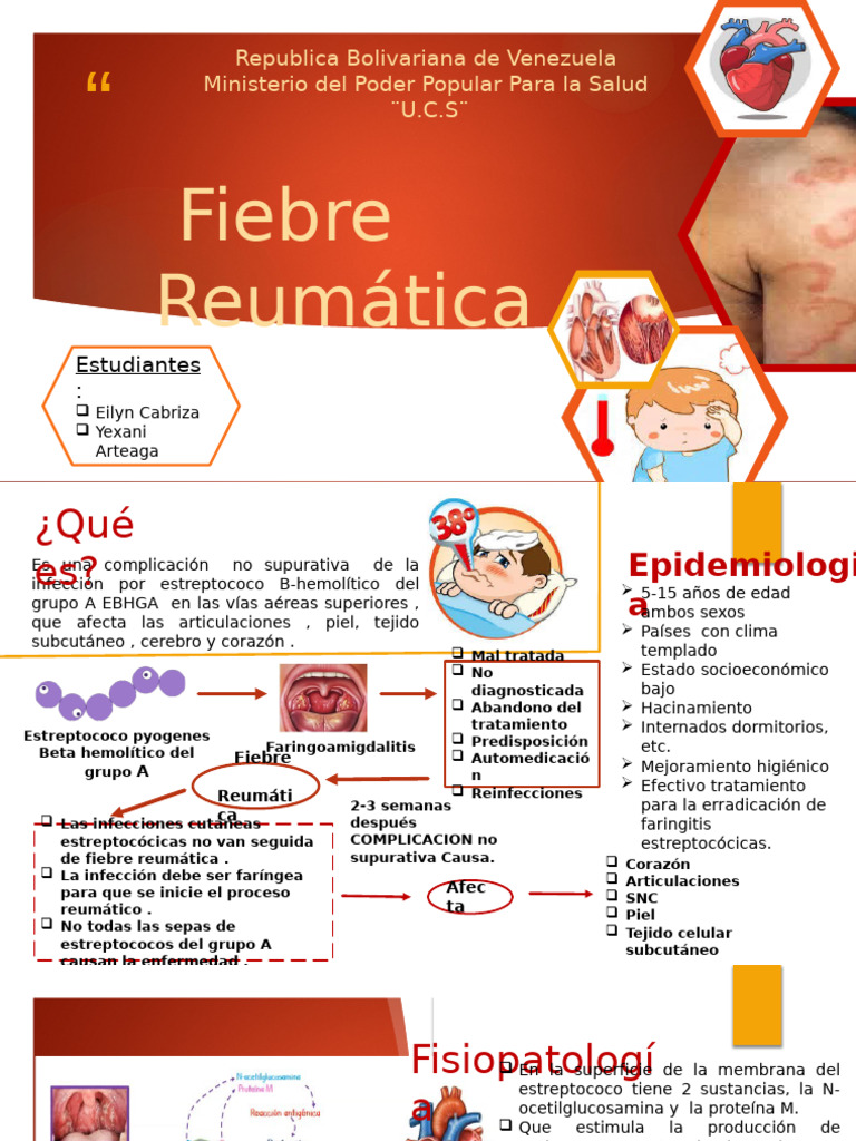 Fiebre Reumatica | PDF | Estreptococo | Enfermedades y trastornos