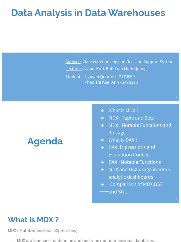 DW and DSS G3 1 | PDF | Data Management | Databases