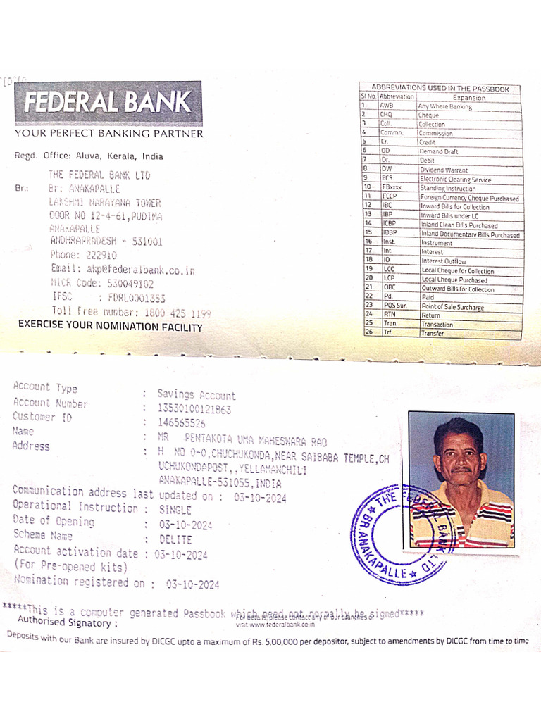 Disbursement Bank Statement | PDF