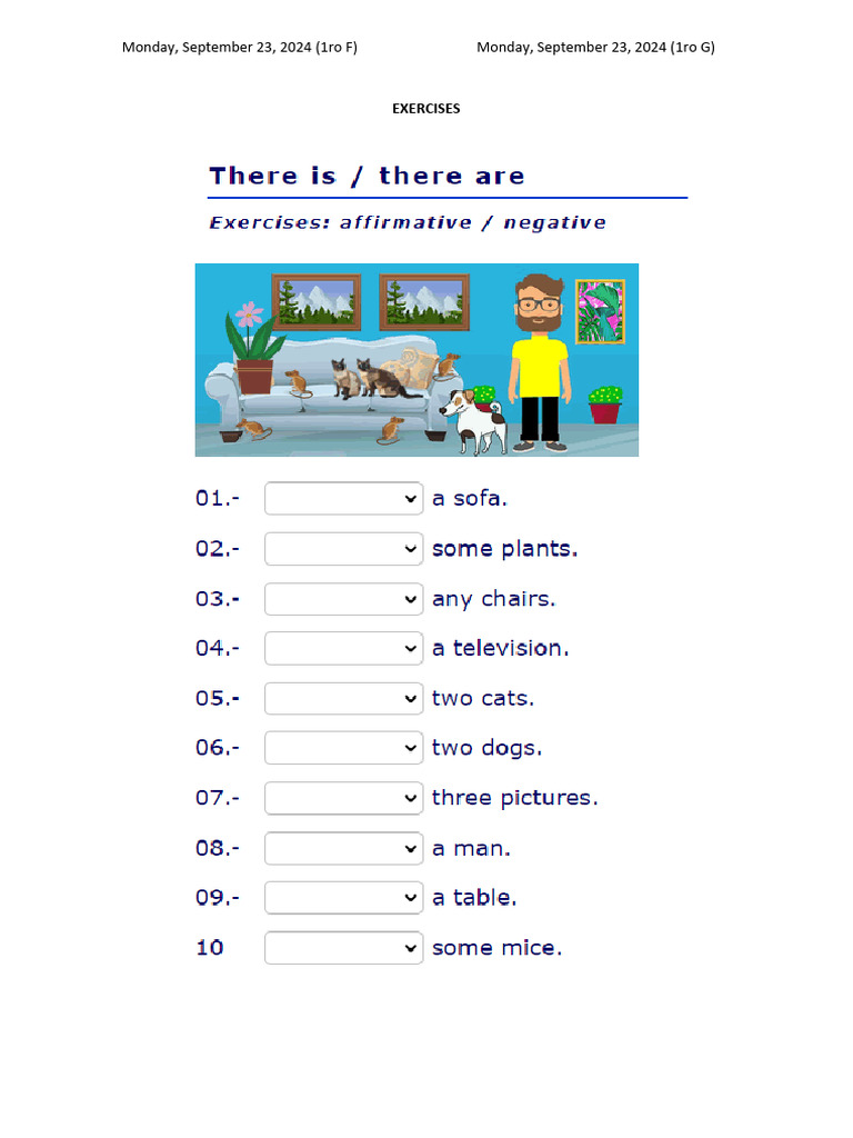 English Exercises | PDF