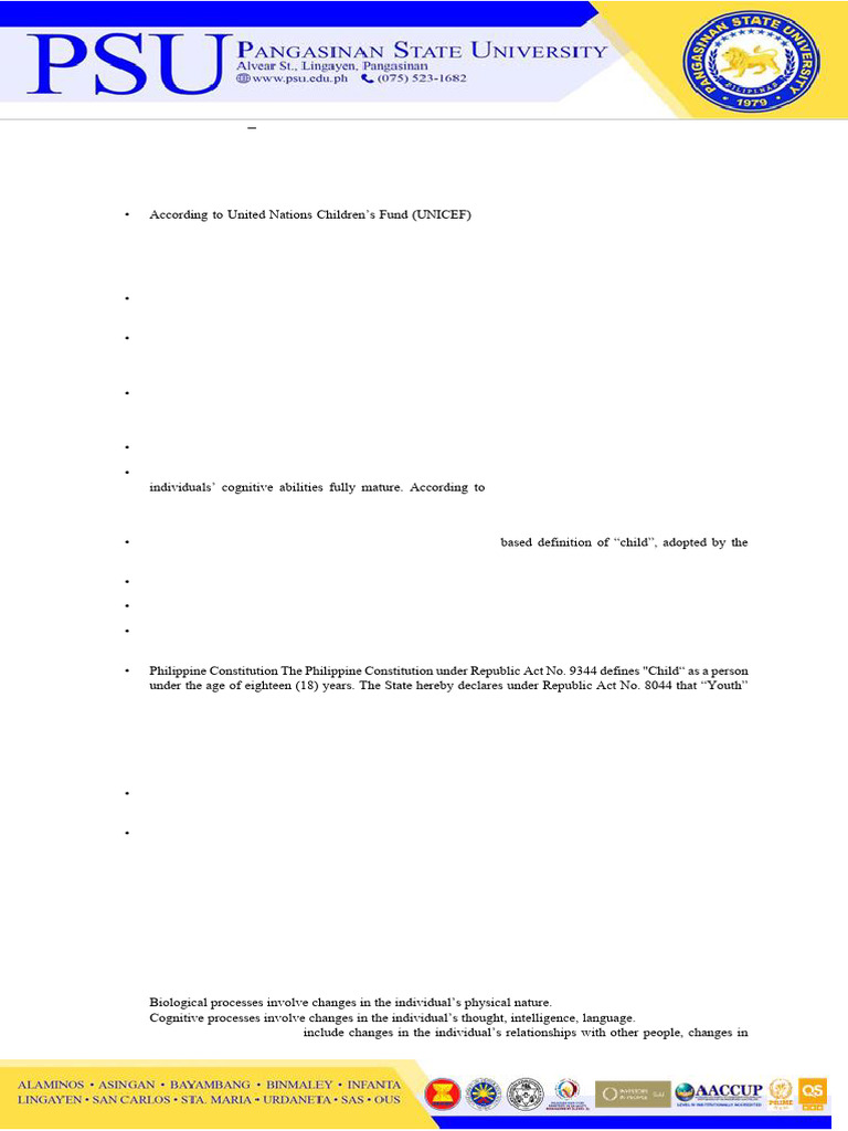 ProfEd-102-Unit1 | PDF | Adolescence | Developmental Psychology