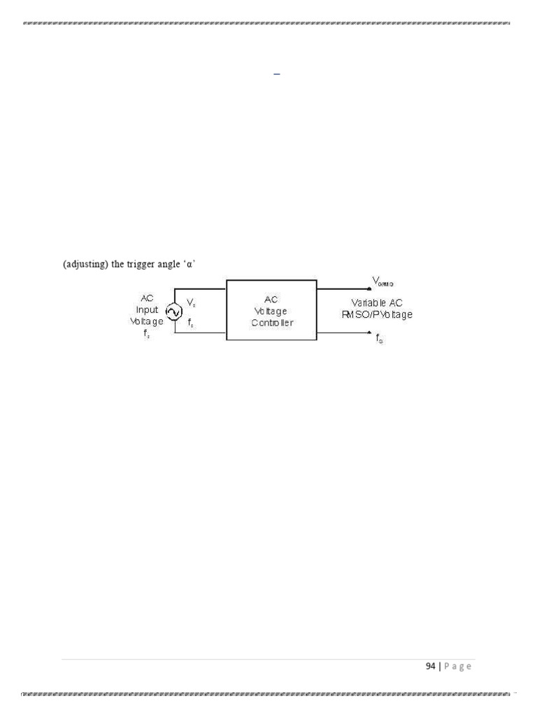 UNIT_V_AC VOLATGE CONTROLLERS AND CYCLOCONVERTERS | PDF | Rectifier | Alternating Current