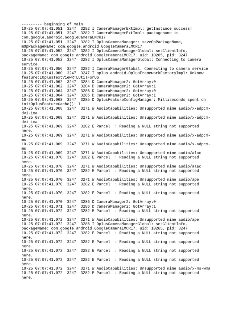 Log Cat 1729829261007 | PDF | Computing | Software