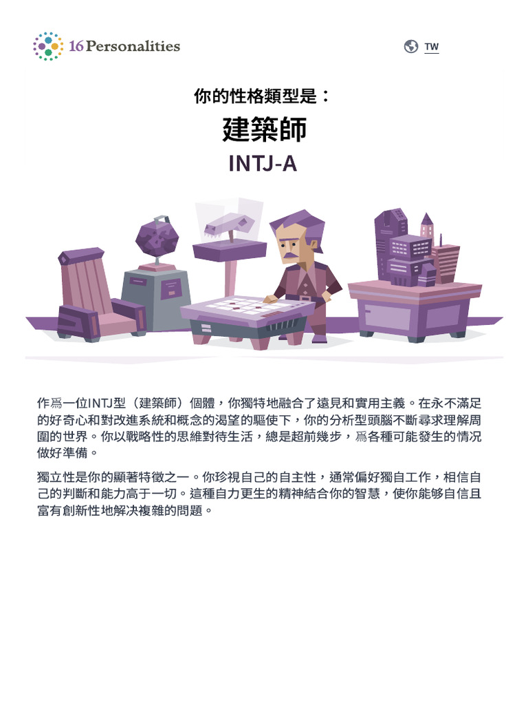 INTJ性格 (建築師) - 16Personalities | PDF