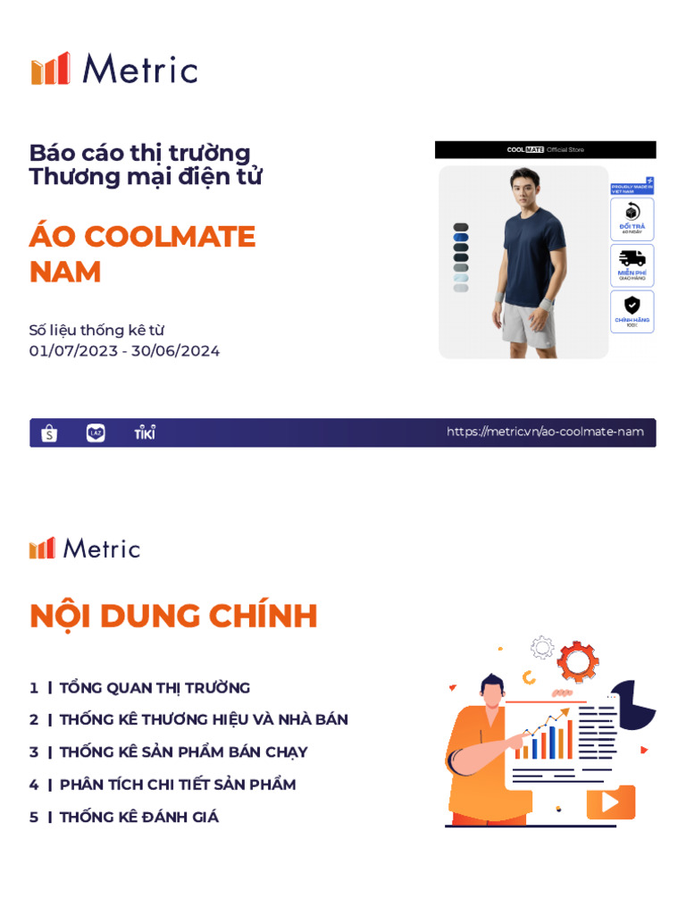 (Metric) Báo Cáo Áo Coolmate Nam | PDF