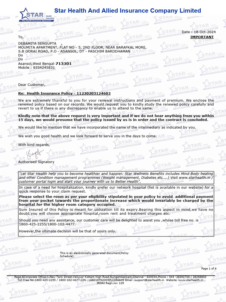 11230203124603 | PDF | Insurance | Invoice