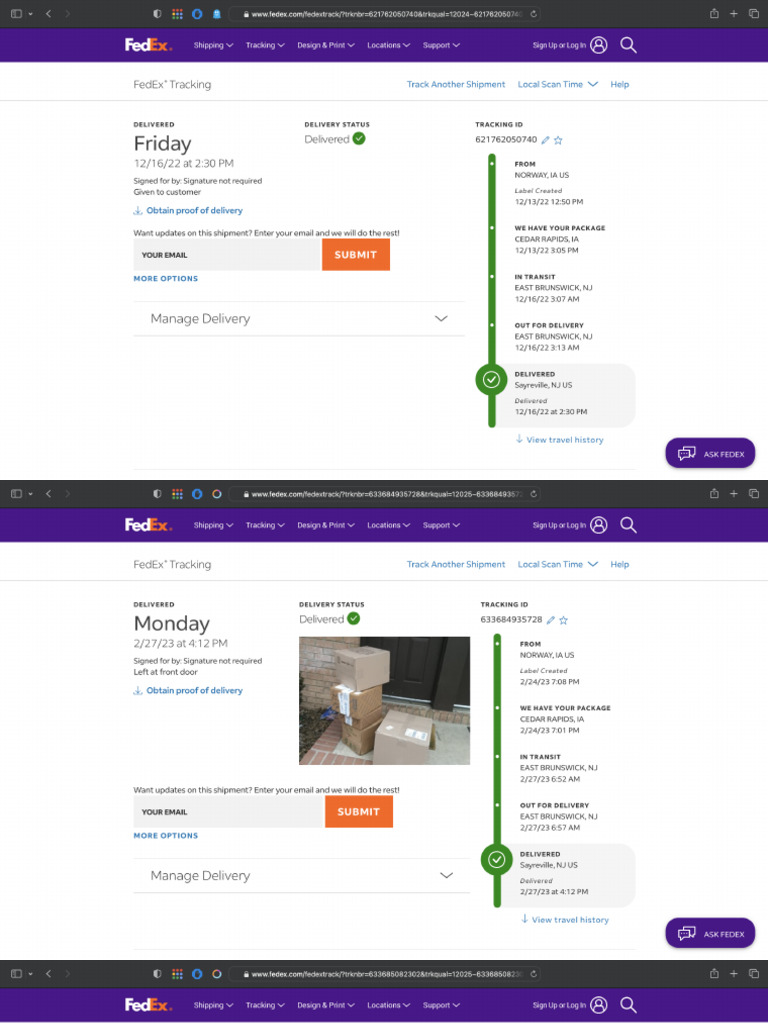 Proof of Delivery | PDF