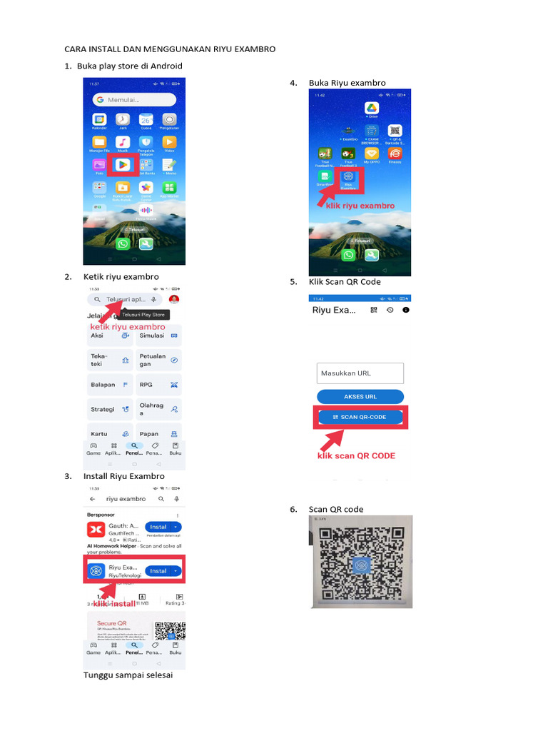 Panduan Instalasi Riyu Exambro | PDF